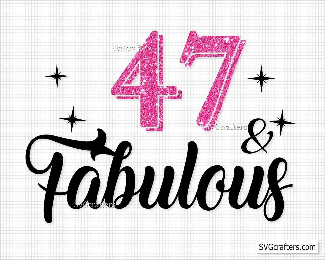 47th Birthday Svg Png 47th Svg Aged to Perfection Svg 47 - Etsy