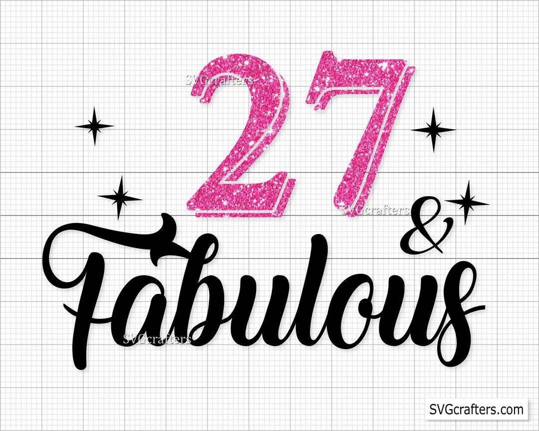 27th Birthday Svg Png, 27th Svg, Aged to Perfection Svg, 27 and ...