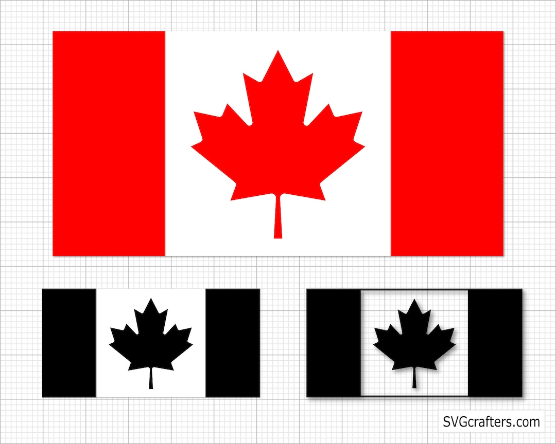 Flag of Canada Svg, Canada Svg, Canadian Flag Svg, Maple Leaf Svg ...