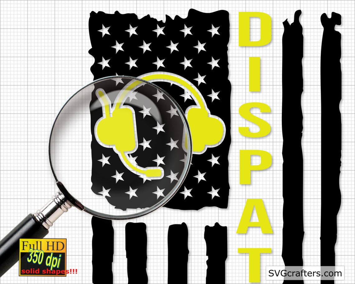 Dispatcher Svg 911 Dispatcher Svg Dispatch Svg Distressed - Etsy