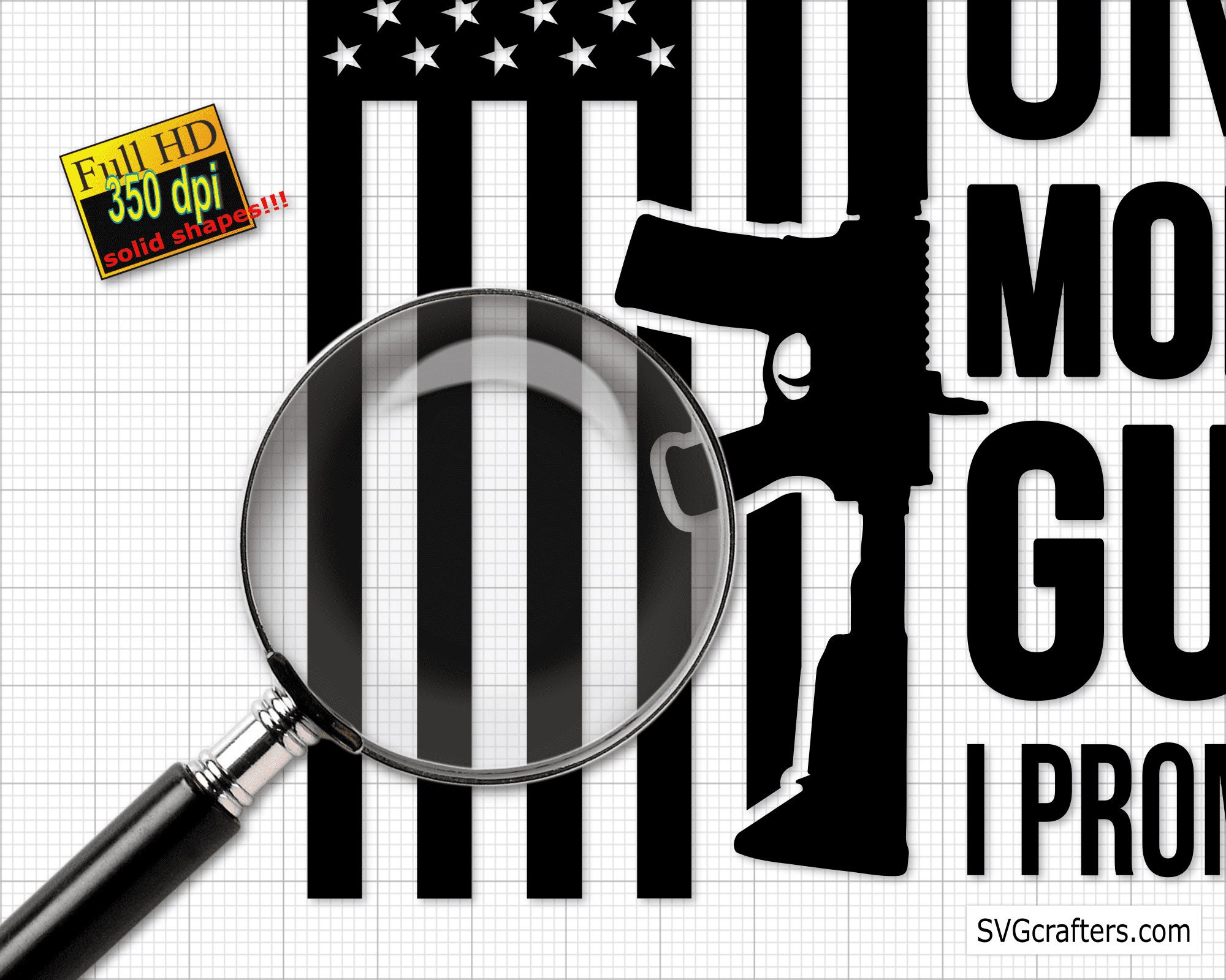 Just One More Gun I Promise Svg Rifle Flag Svg Guns Svg 2nd - Etsy