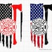 Personalized Firefighter Flag Svg, Custom Firefighter Flag Svg, Fireman ...
