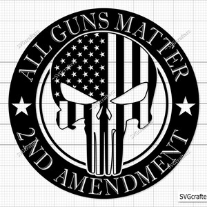 All Guns Matter Svg Png, Gun Flag Svg, Rifle Flag Svg, Guns Svg, 2nd ...