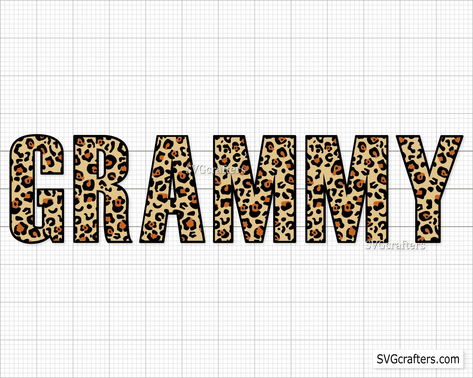 Leopard Grammy Svg Grandma Svg Mom and Nana Svg Mom and | Etsy