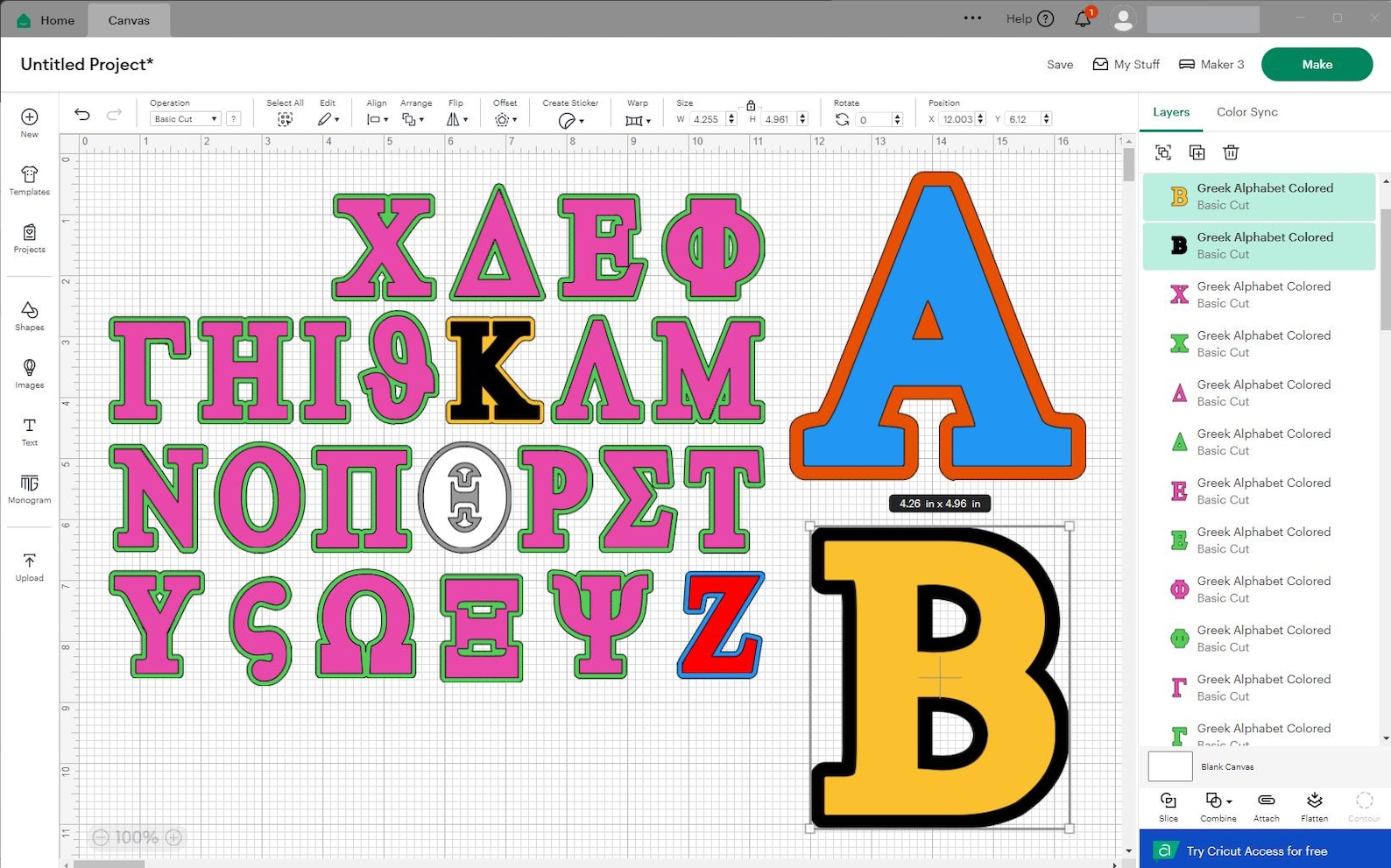 Greek Letters Alphabet Svg, Layered Greek Font Svg, Greek Alphabet ...