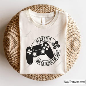 Player 3 Has Entered the Game Svg, Gaming Svg, Gamer Svg, Newborn Svg ...