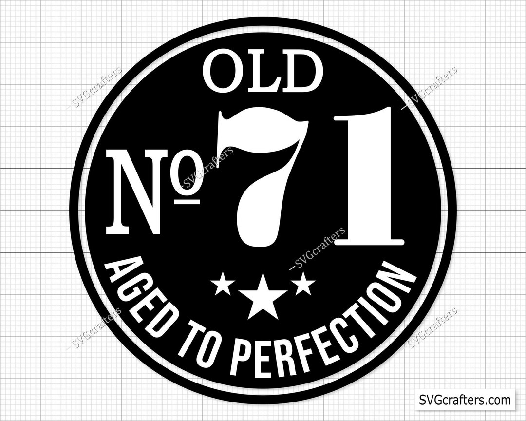71st Birthday Svg Png 71st Svg Aged to Perfection Svg 71 - Etsy