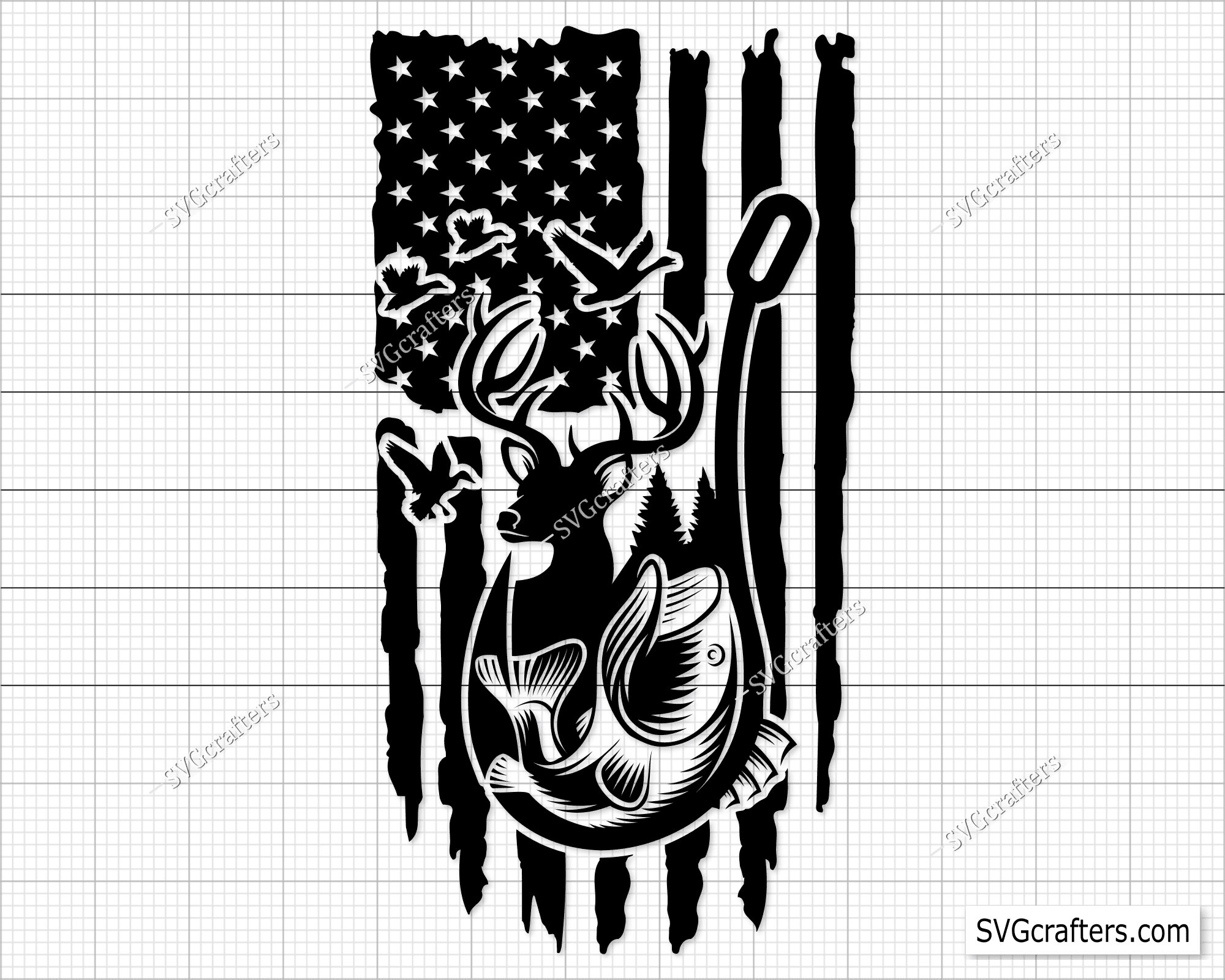 Deer Hunting Svg Hunting Svg Fishing Svg Deer Svg Deer - Etsy