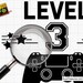 Level 3 Unlocked Svg, 3rd Birthday Svg, My 3rd Birthday Svg, Third ...