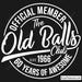 60th Birthday Svg, Official Member the Old Balls Club Est 1966 Svg ...