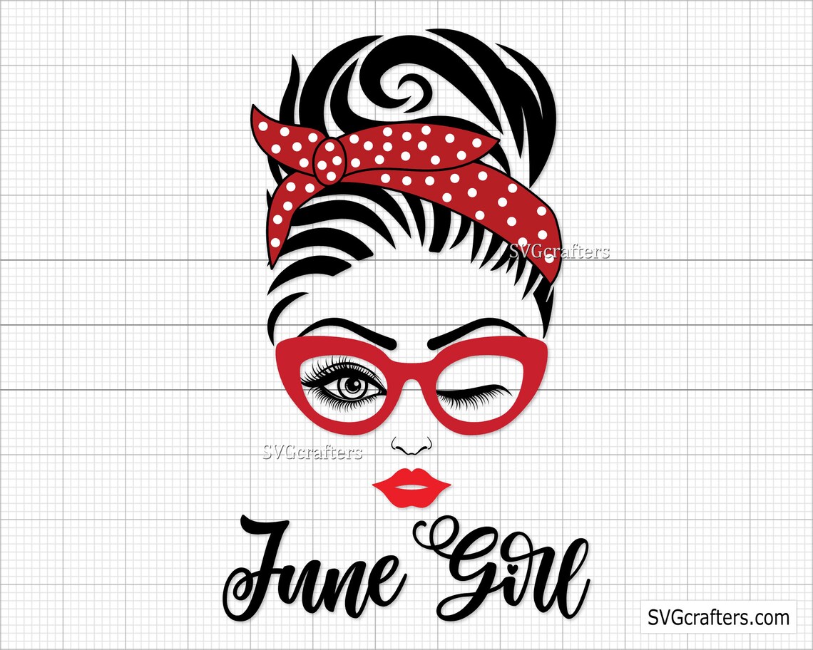 June Girl svg june birthday svg june birthday shirt born in | Etsy