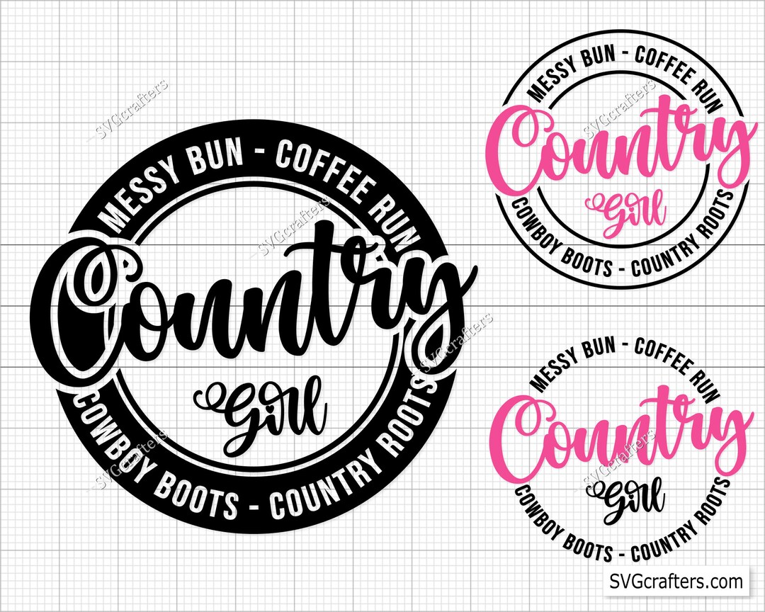 Country Girl Svg, Country Svg, Cowgirl Svg, Southern Girl Svg, Small ...