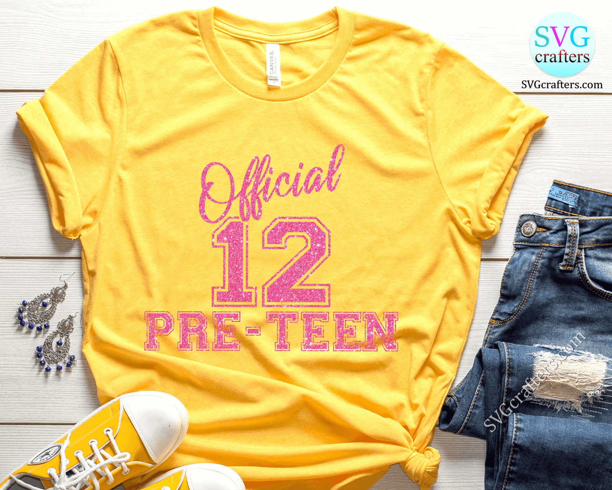 12th Birthday Svg Official 12 Pre-teen Svg My 12th Birthday | Etsy