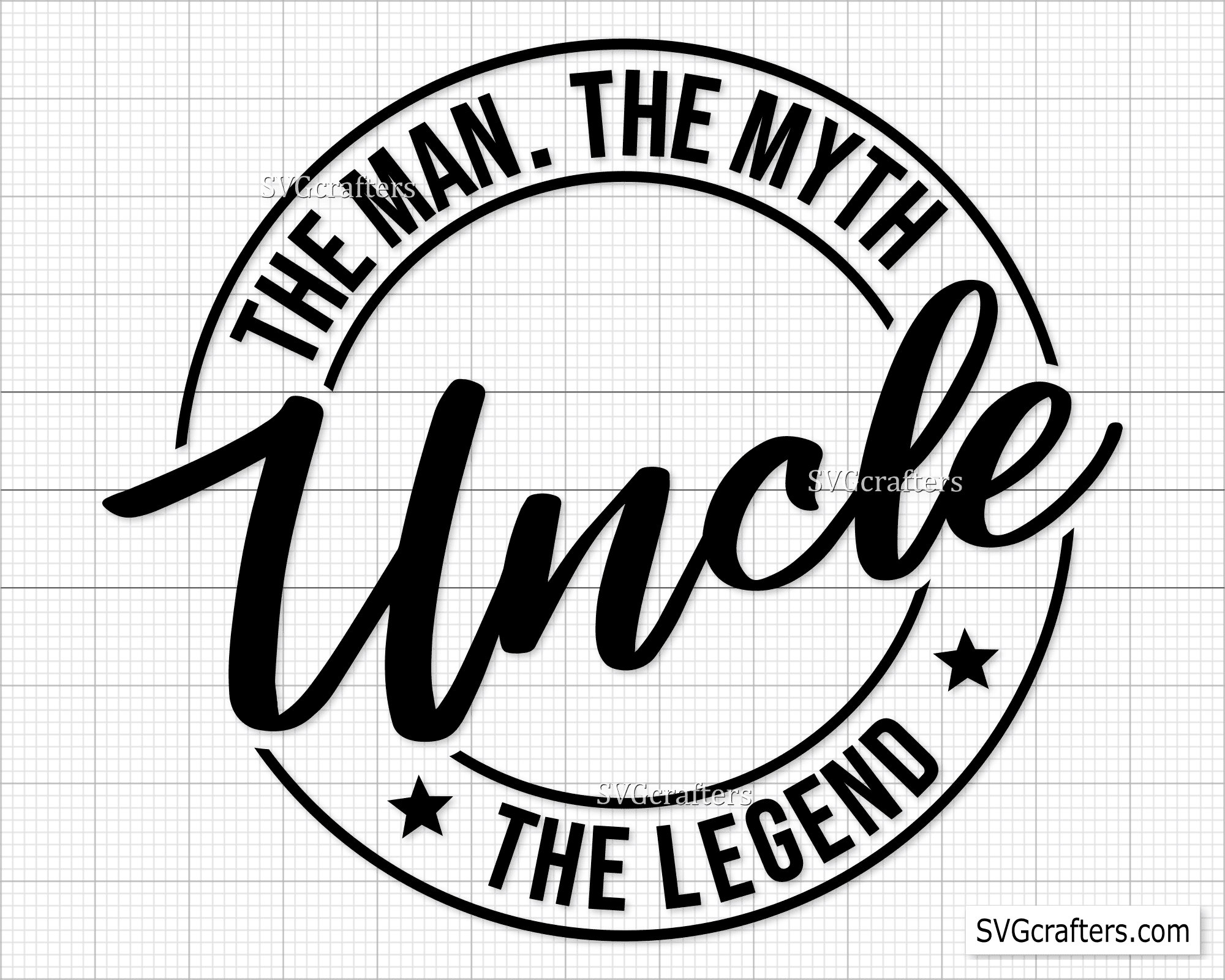 Uncle the Man the Myth Svg Uncle Svg Best Uncle Svg Uncle - Etsy