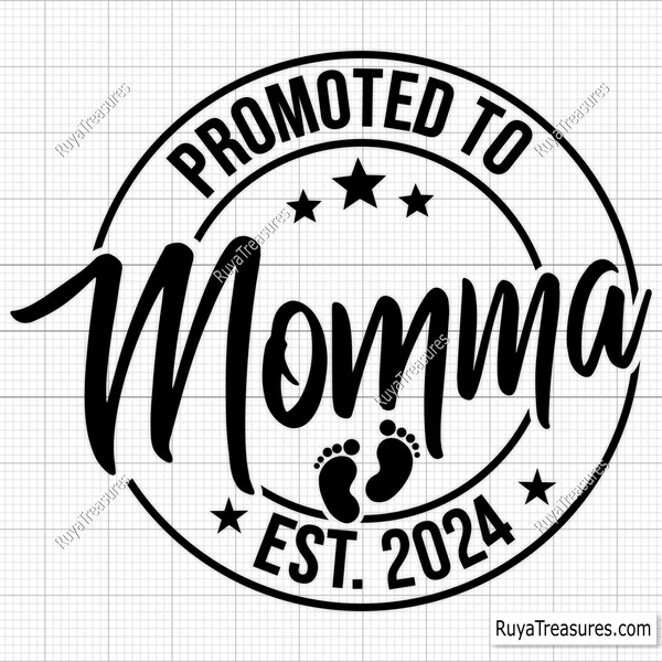 Momma Established Svg - Etsy