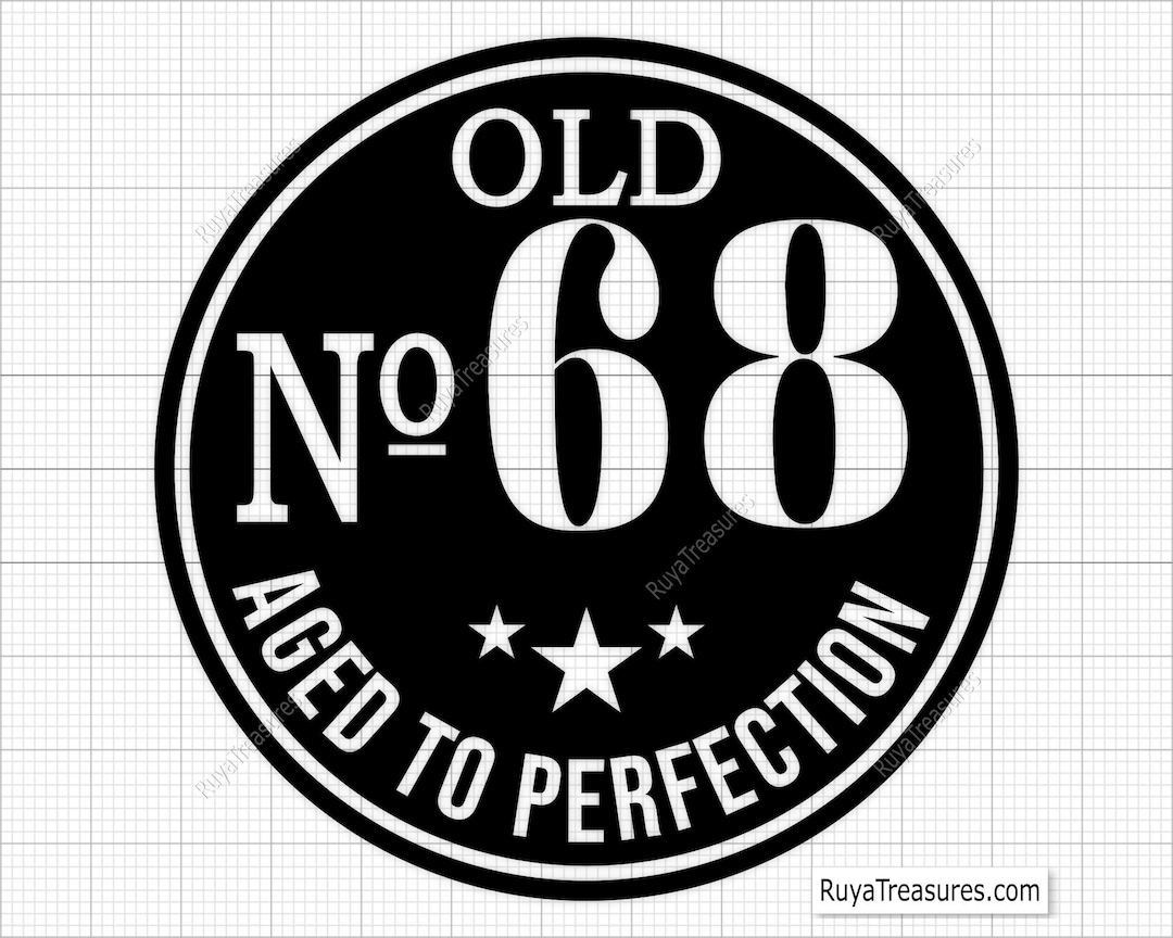 68th Birthday Svg Png, 68th Svg, Aged to Perfection Svg, 68 and ...