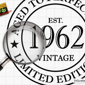 60th Birthday Svg Png, 60th Svg, Aged to Perfection Svg, 60 and ...