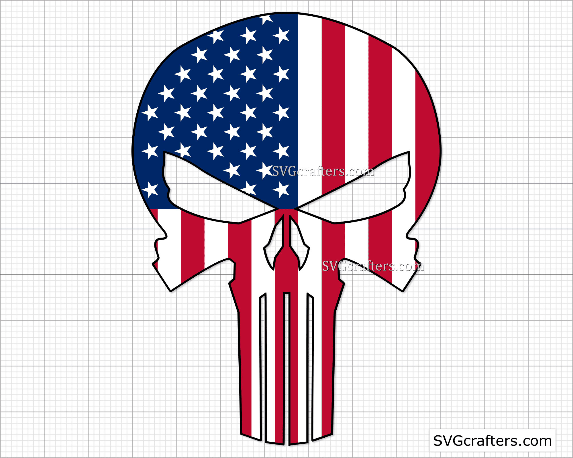 American Punisher Flag Svg Punisher Svg Punisher Skull Svg - Etsy