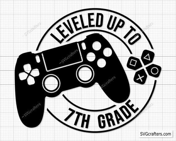 Leveled up to 7th Grade Svg Seventh Grade Svg Back to School - Etsy