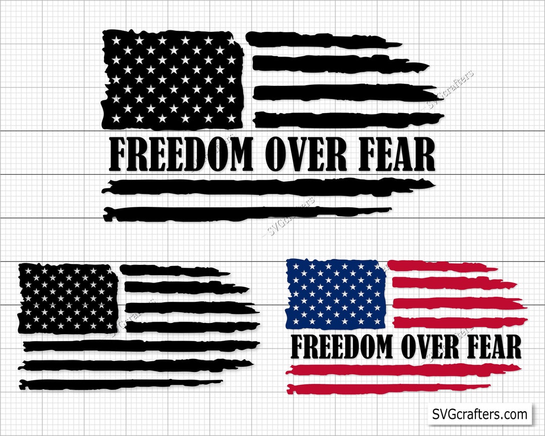 Freedom Over Fear Flag Svg, Freedom Svg, Medical Freedom Svg, We the ...