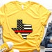 Texas Thin Red Line Svg, Texas Firefighter Svg, Texas State Svg, Texas ...