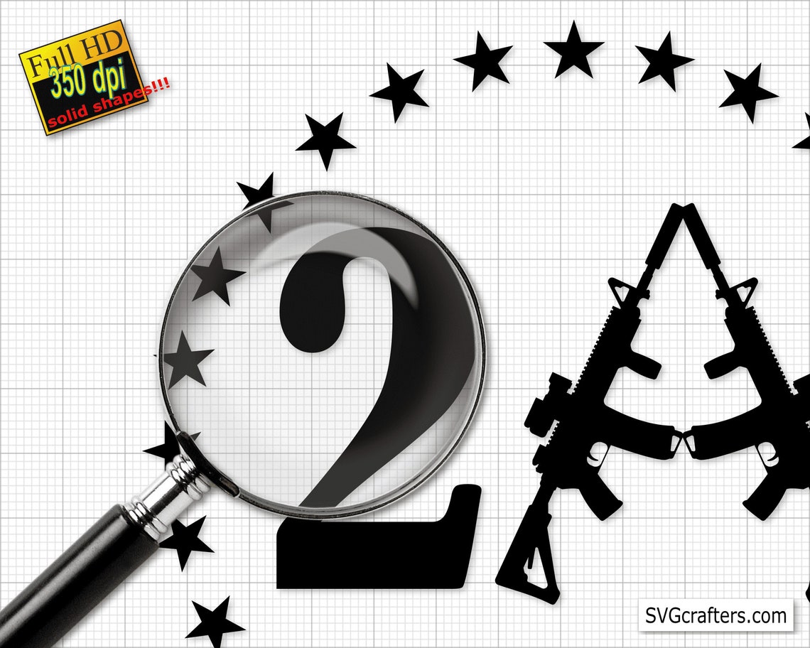 2A 2nd Amendment Svg Second Amendment Svg Gun Svg Patriotic - Etsy