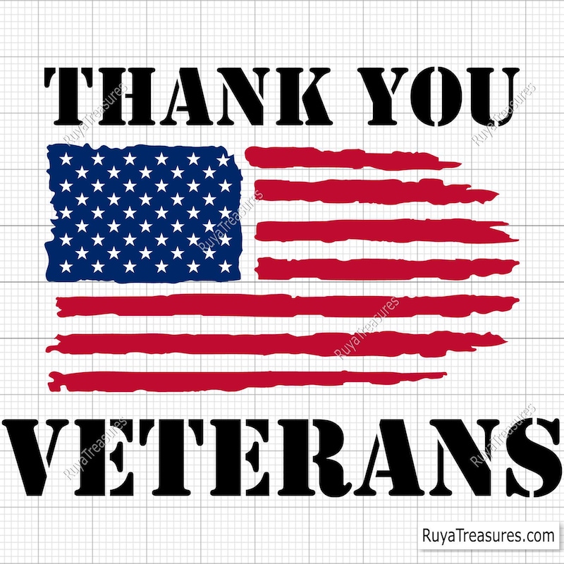 Thank You for Your Service Clipart - Etsy