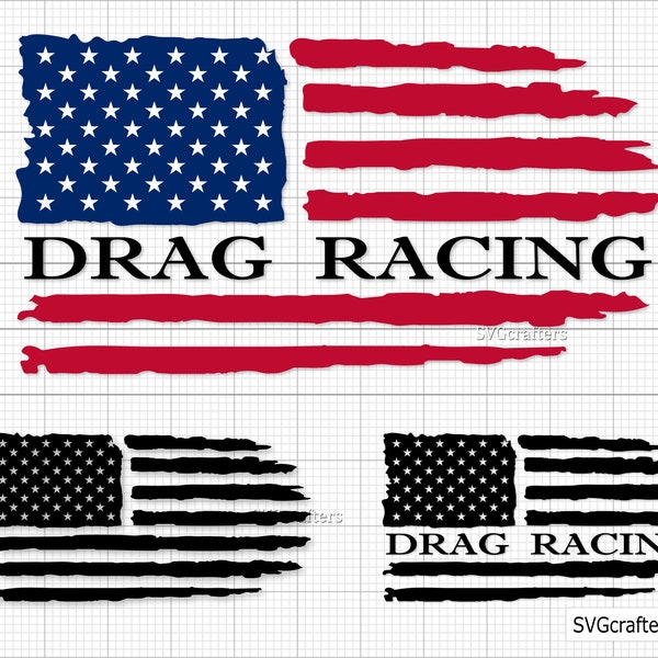 Drag Racing Svg - Etsy