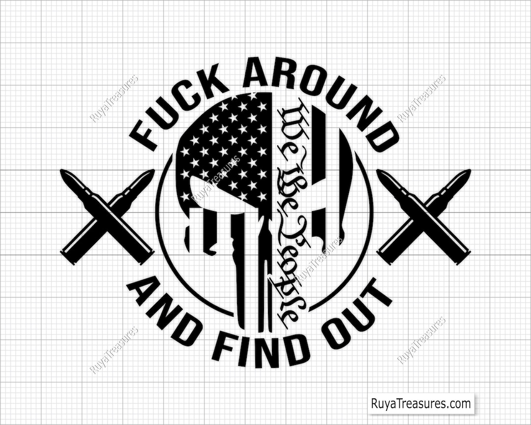 FAAFO Punisher Flag Svg Png, Punisher Skull Svg, 2nd Amendment Svg ...