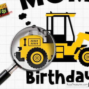Birthday Family Svg, I'm and Digging It Construction Birthday Svg ...
