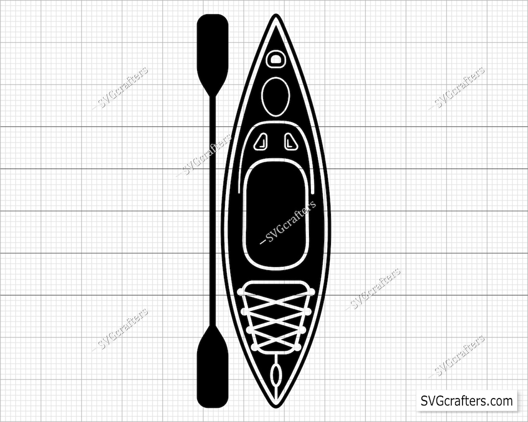 Kayak SVG, Kayaking Svg, I'd Rather Be Paddling Svg, American Kayaker ...