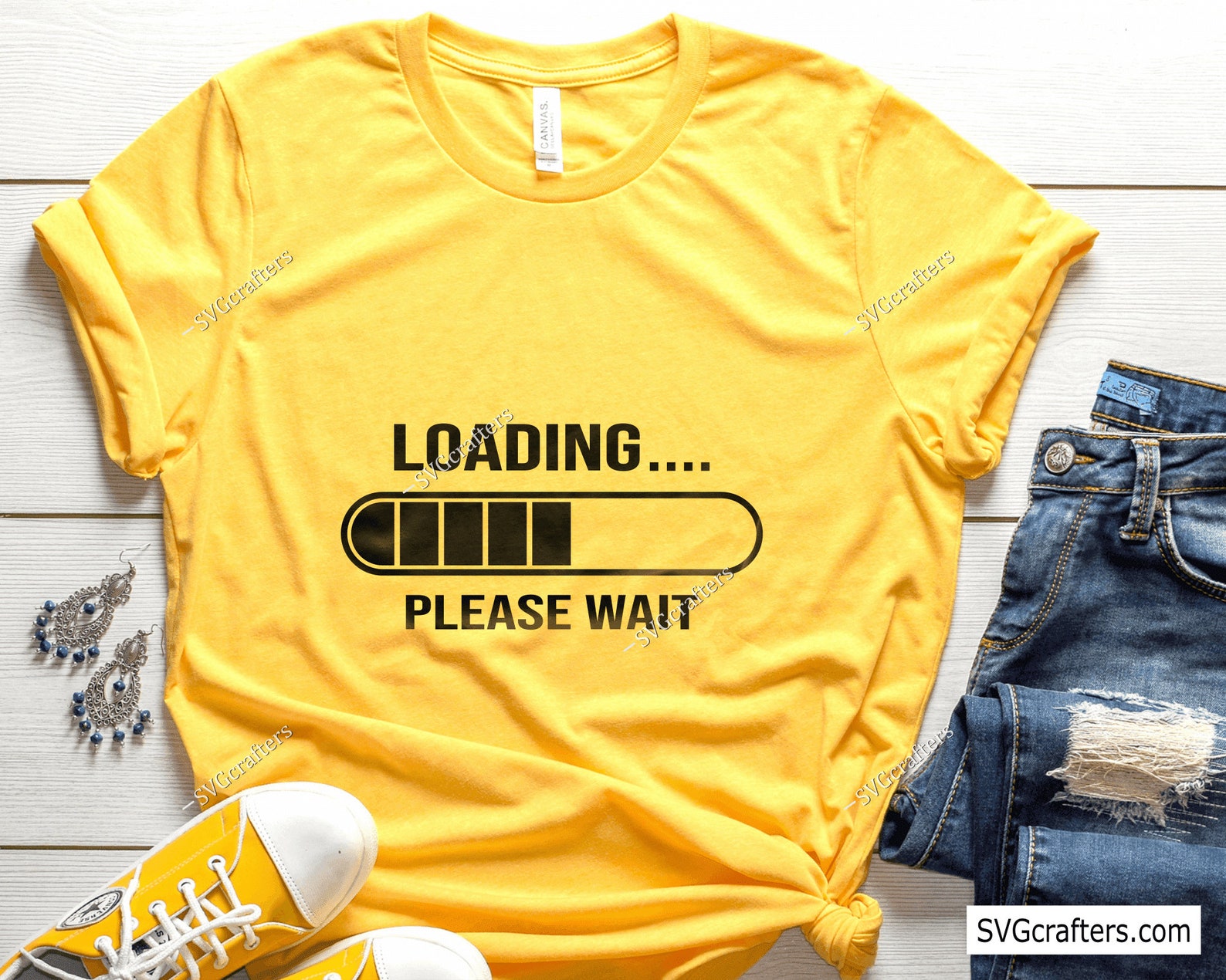 Loading Please Wait SVG Files Loading Progress Bar Cut Files - Etsy