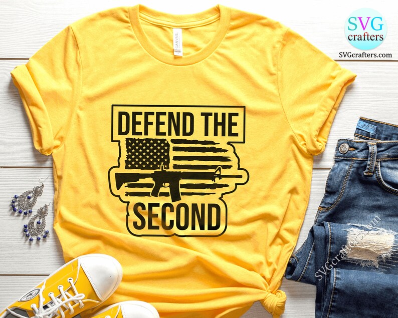 2nd Amendment Svg Defend the Second Svg Gun Svg Patriotic - Etsy