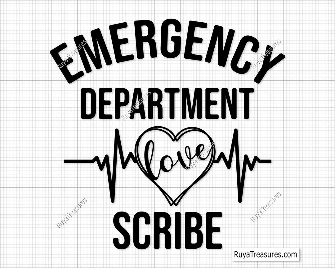 Emergency Department Scribe Svg, Medical Scribe Svg, ED Scribe Svg ...