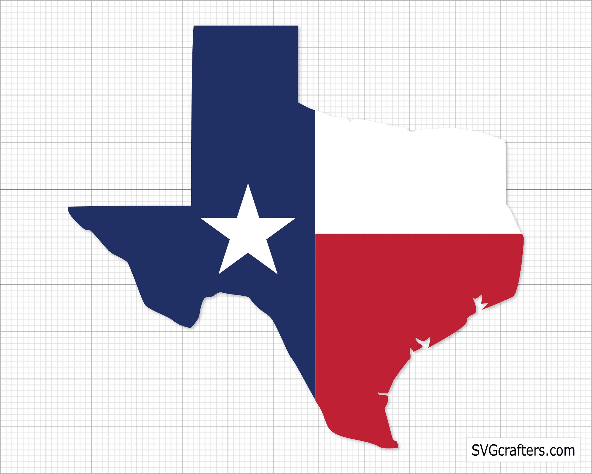 Texas State Flag SVG