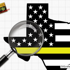 Texas Thin Red Line Svg, Texas Thin Yellow Line Svg, Texas 911 ...
