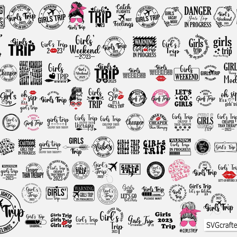Girls Trip Svg - Etsy