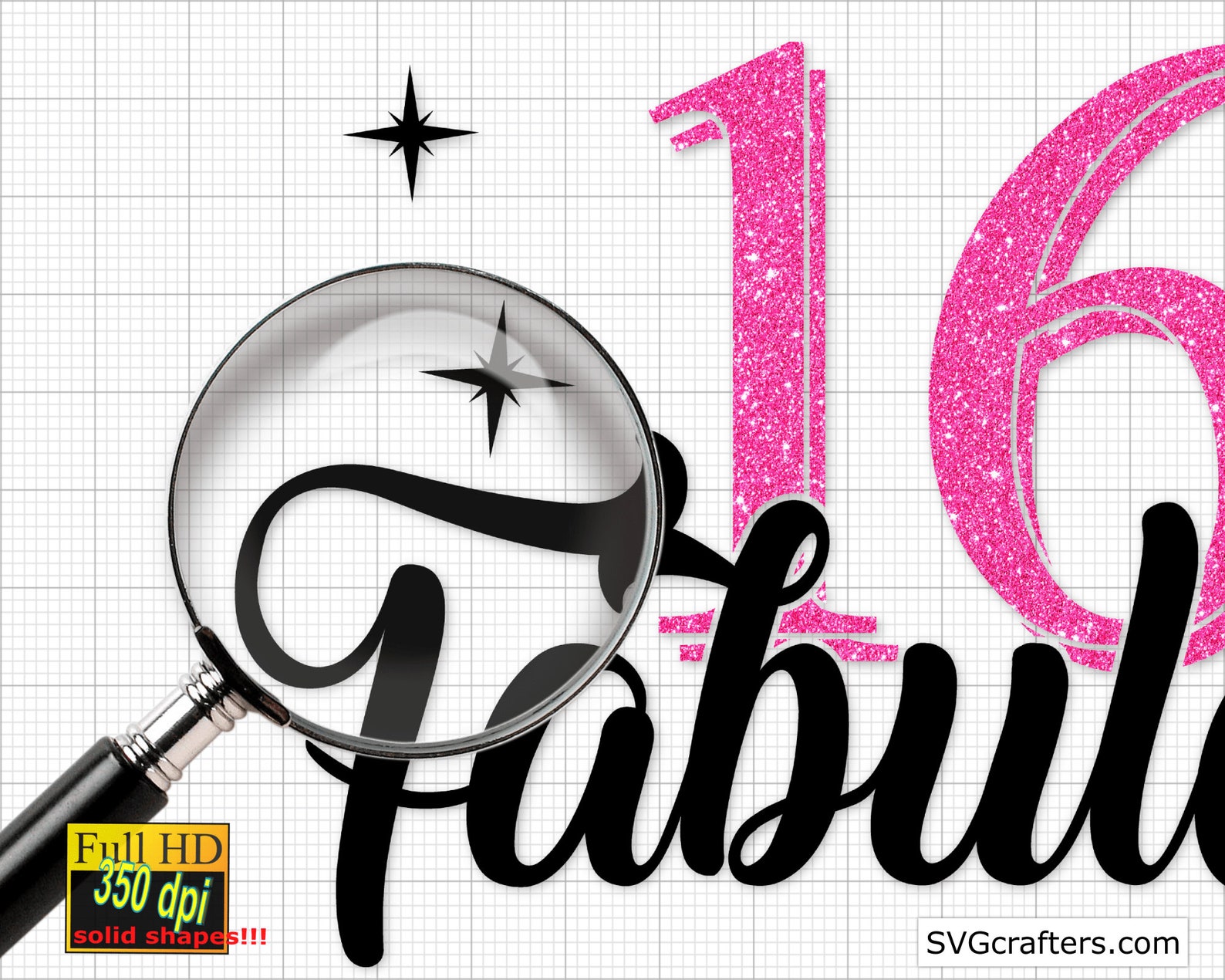 16 And Fabulous svg 16th birthday svg sweet 16 svg birthday | Etsy