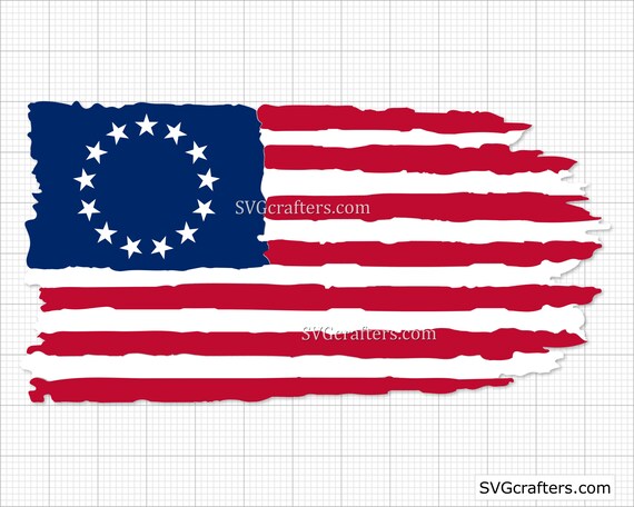 Betsy Ross svg 1776 svg American Flag SVG 4. Juli svg | Etsy