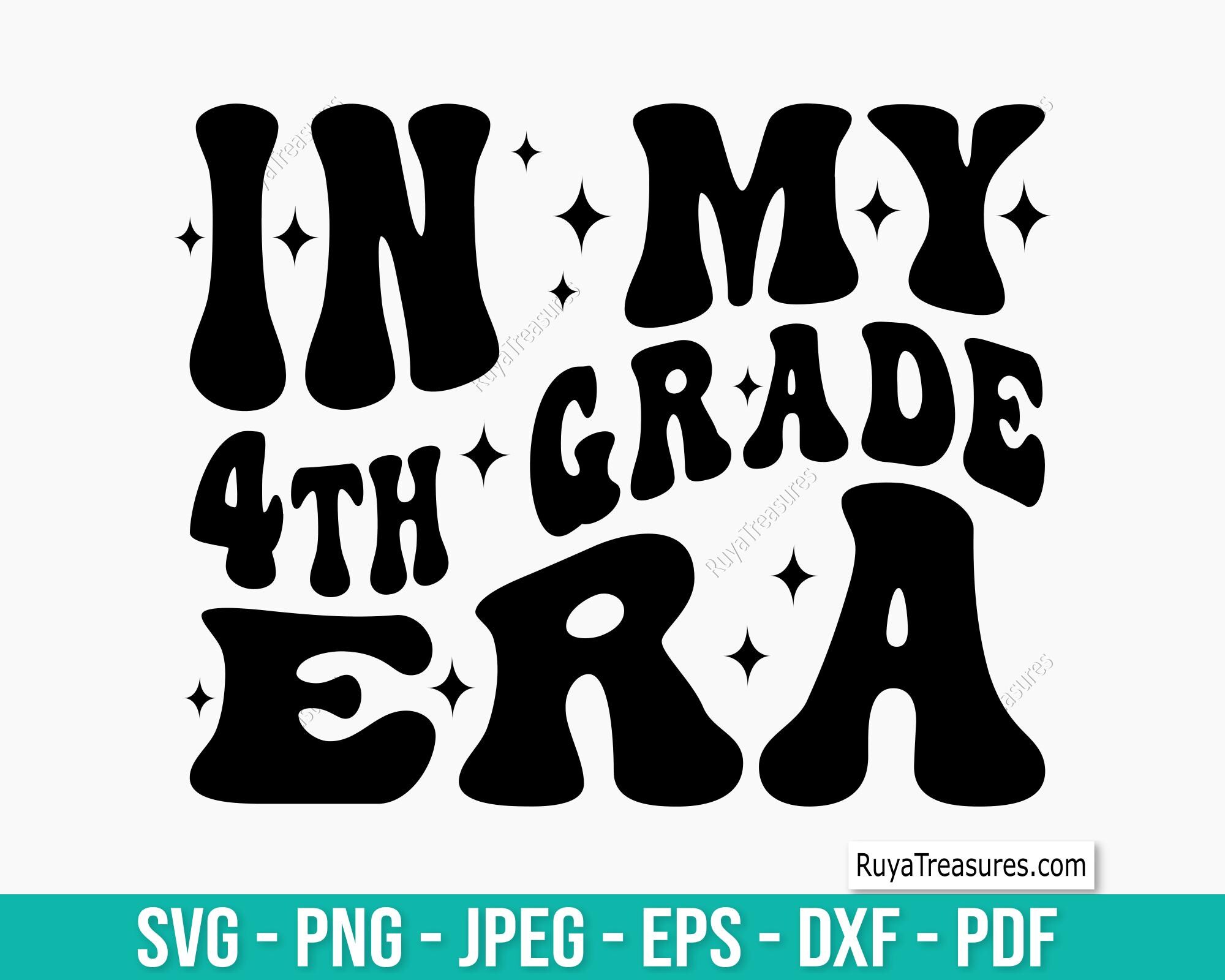 4th Grade Svg Bundle, Fourth Grade Svg, Back to School Svg, 4th Grade ...