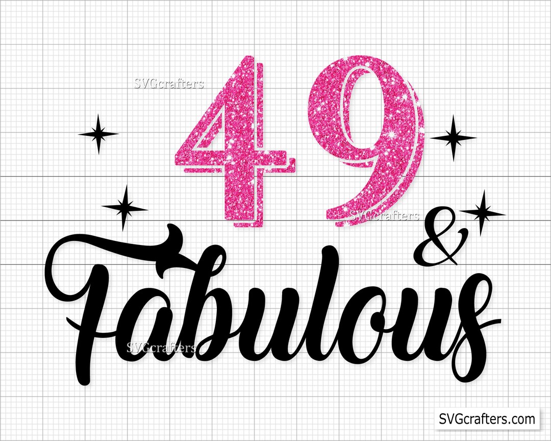 49th Birthday Svg Png, 49th Svg, Aged to Perfection Svg, 49 and ...