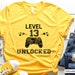 Level 13 Unlocked Svg 13th Birthday Svg Birthday Girl Svg - Etsy
