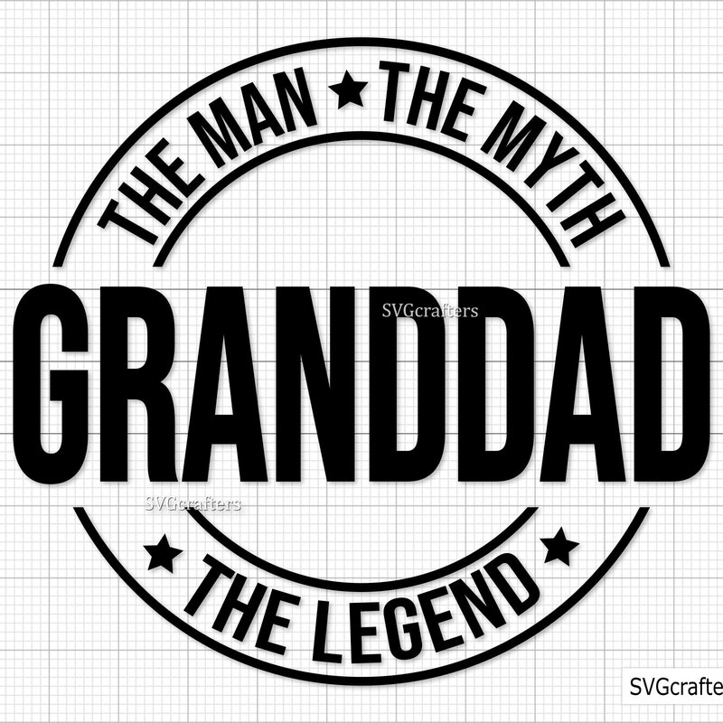 Granddad and Granddaughter Svg - Etsy