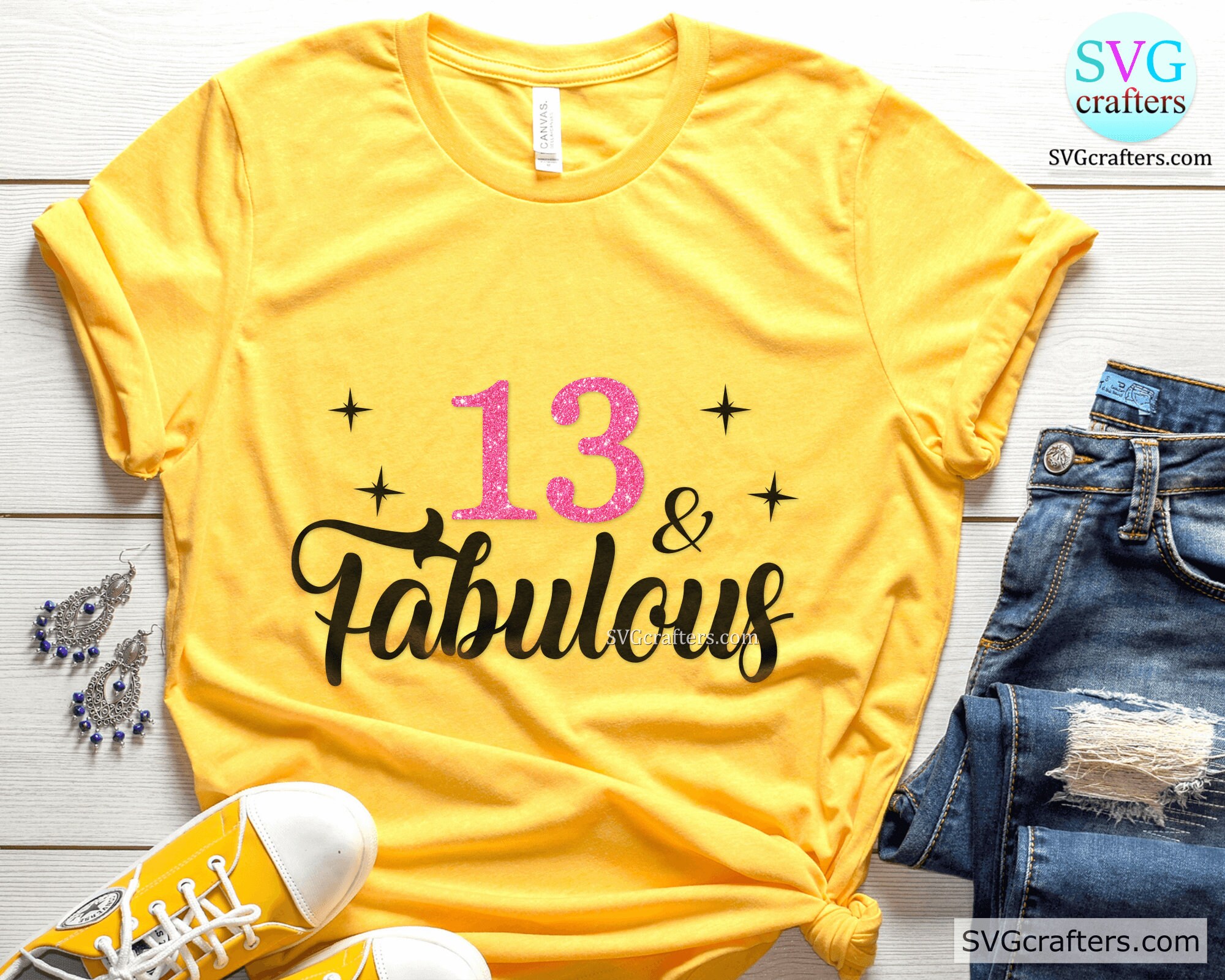 13 and Fabulous Svg 13th Birthday Svg Birthday Girl Svg | Etsy