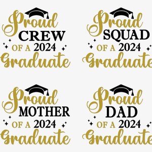 Proud Family of 2024 Graduate Svg Bundle, Proud Graduate Family Svg Png ...