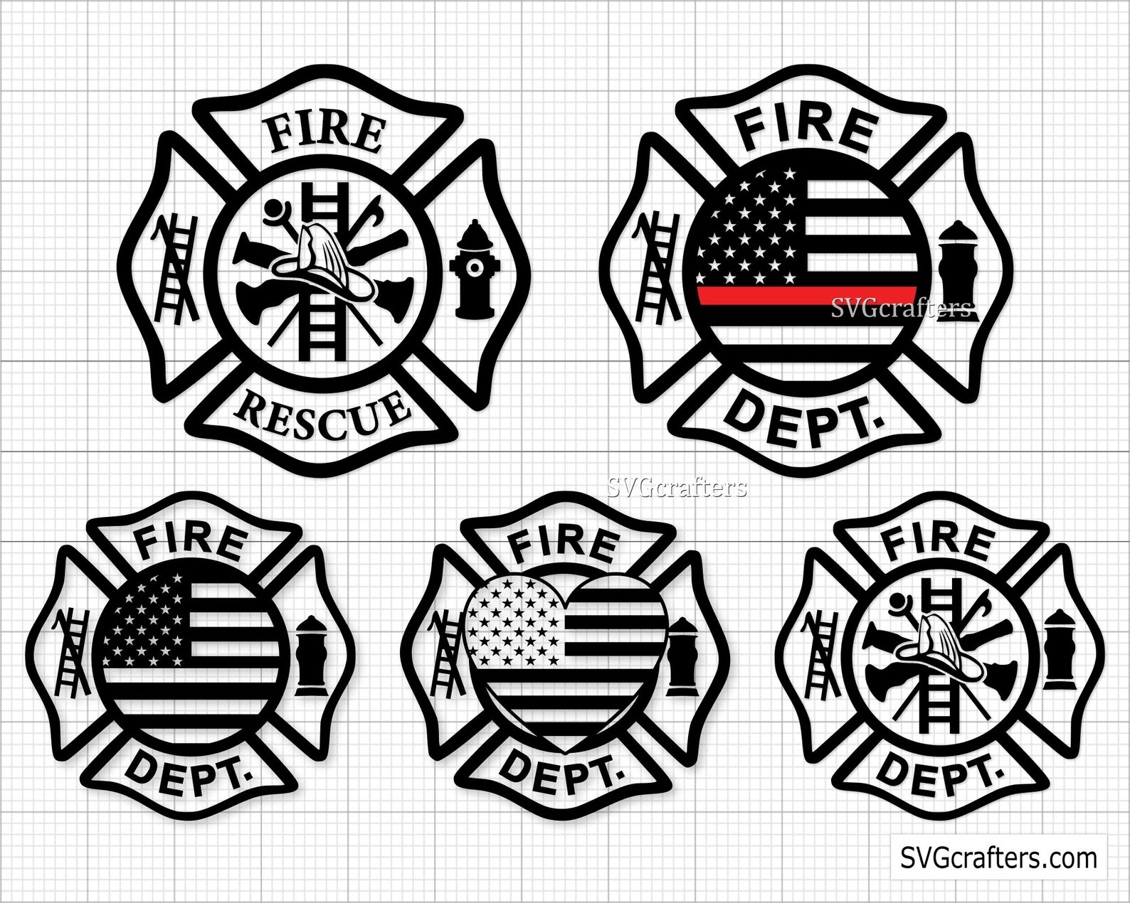 Firefighter Svg, Fireman Svg, Fire Dept Svg, Fire Department Svg, Fire ...