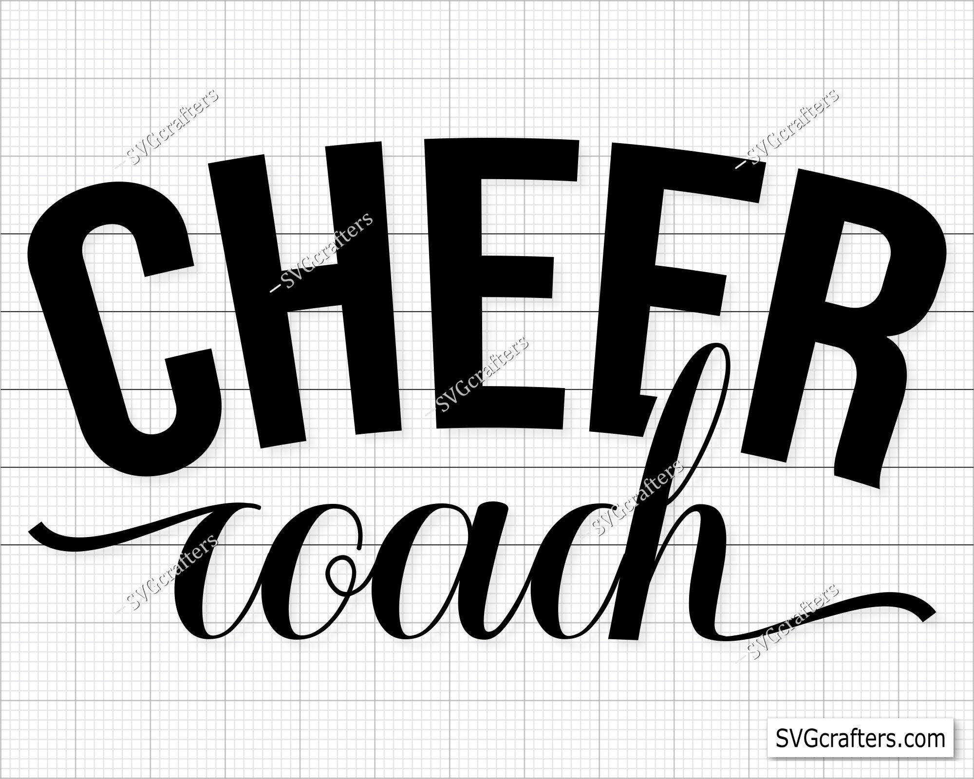Cheer Coach Svg Cheerleader Svg Cheerleading Svg Game Day - Etsy UK