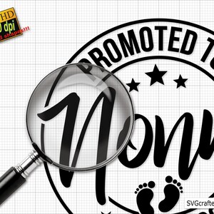 Promoted to Nonni Svg Png, Baby Announcement Svg, Established Svg ...
