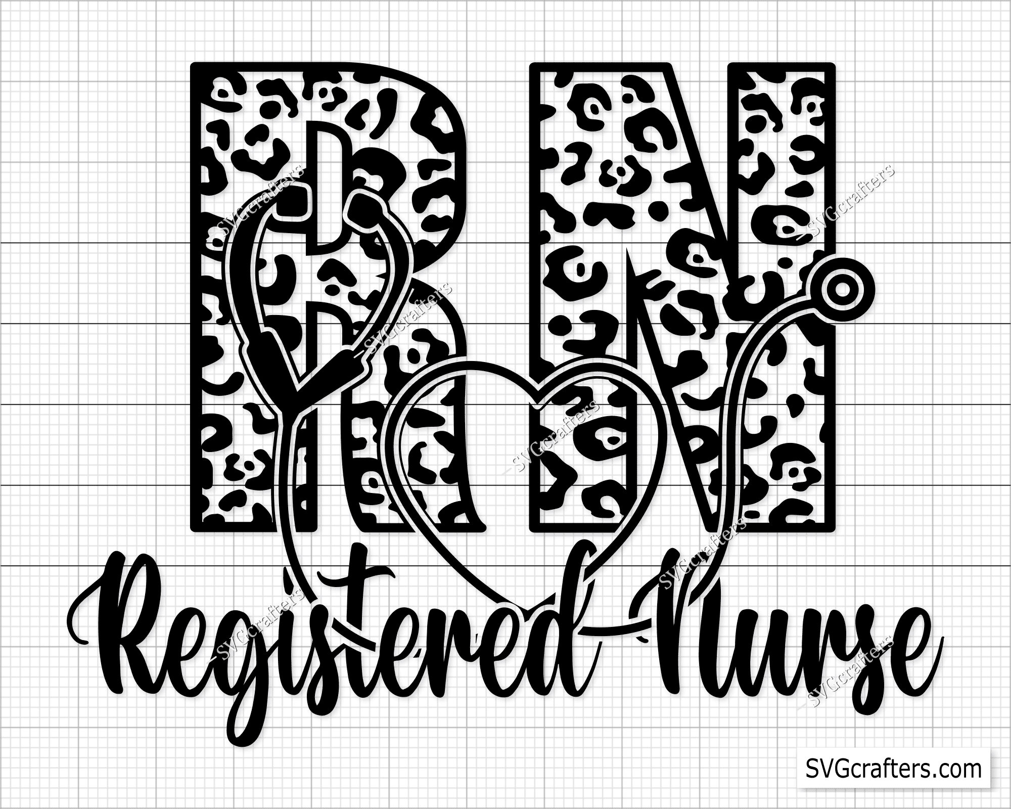 Registered Nurse Bundle Svg Rn Svg Stethoscope Svg Nurse - Etsy Hong Kong