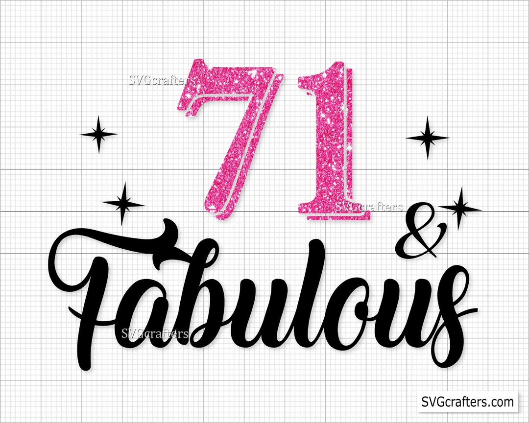 71st Birthday Svg Png, 71st Svg, Aged to Perfection Svg, 71 and ...